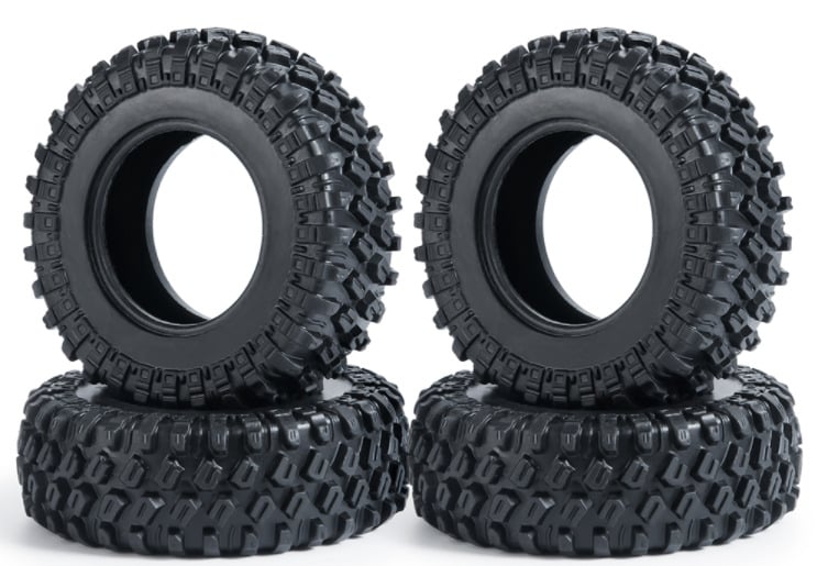 Set Of 4 1 24 Tires SCX24 T24 1 WAG Radio Control Set Of 4 1 24 Tires SCX24 T24 1 WAG Radio Control