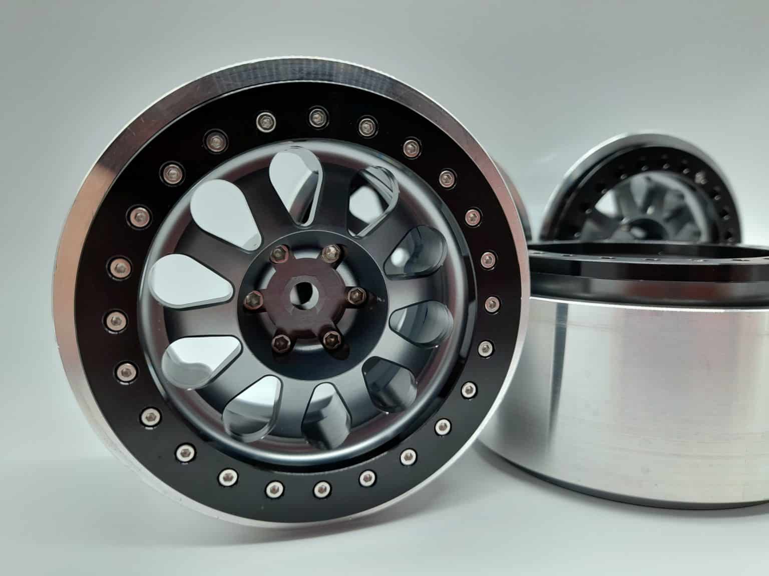 Set of (4) beadlock wheels for Axial SCX6 (RX6-1) – WAG Radio Control