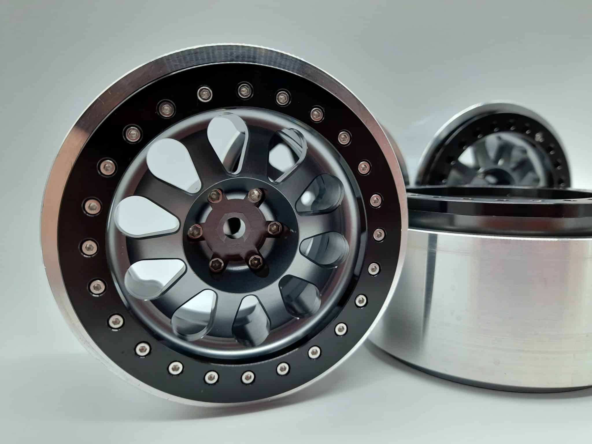 Set of (4) beadlock wheels for Axial SCX6 (RX6-1) – WAG Radio Control