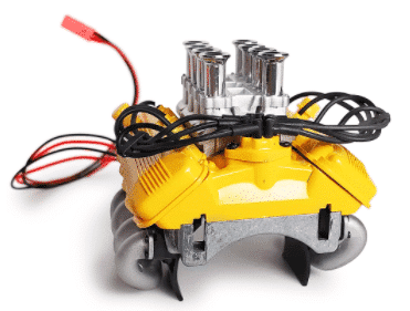 V8 engine for 1/10 RCs (WE2-V8) – WAG Radio Control