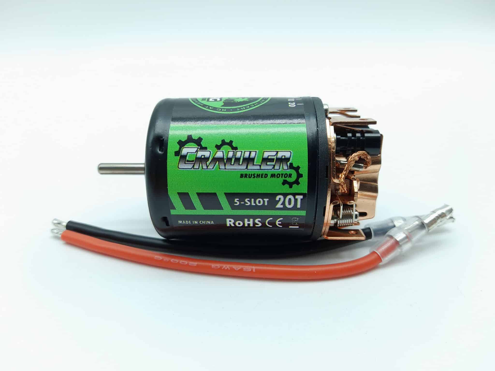 Brushed Motor 20T / 540 / 5 Slots (20T-54) – WAG Radio Control