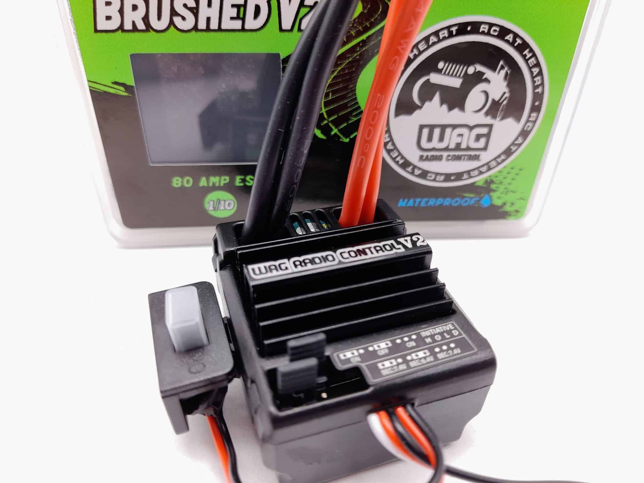 Esc 80A Waterproof / Drag Brake (ESC-V2) – WAG Radio Control
